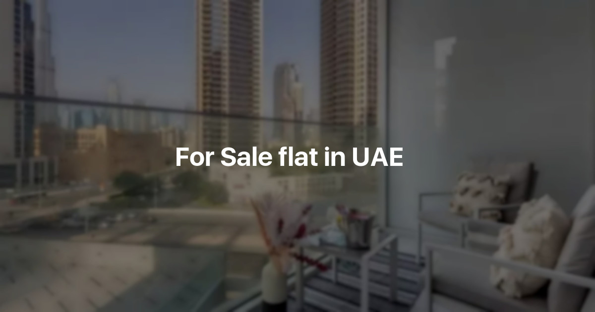 Purchase flat in UAE (United Arab Emirates) , prices from 14 999 ...